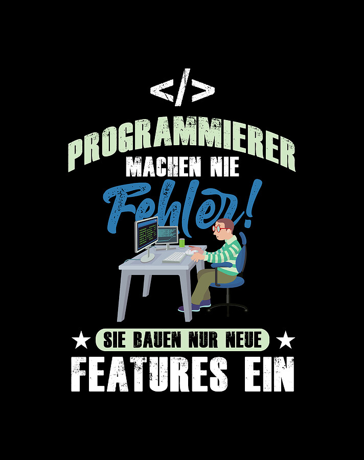 Programmierer Programmer Computer Kodierer T Digital Art By Thomas Larch Fine Art America