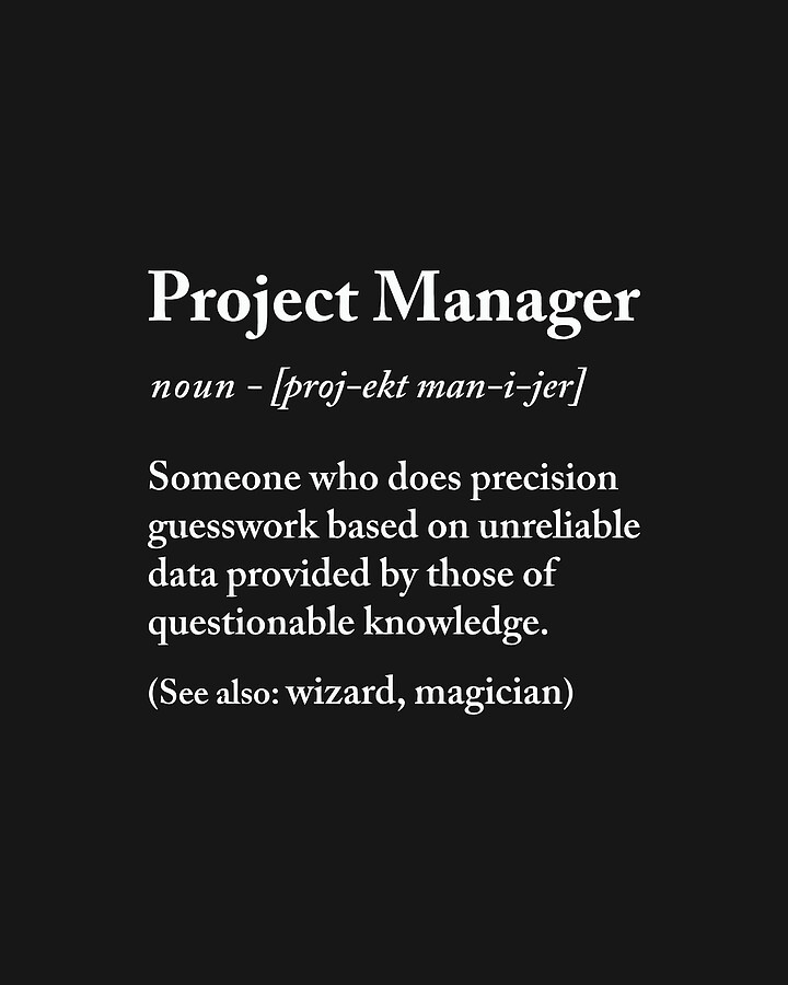 Project manager definition Drawing by Daniel M Clark - Fine Art America