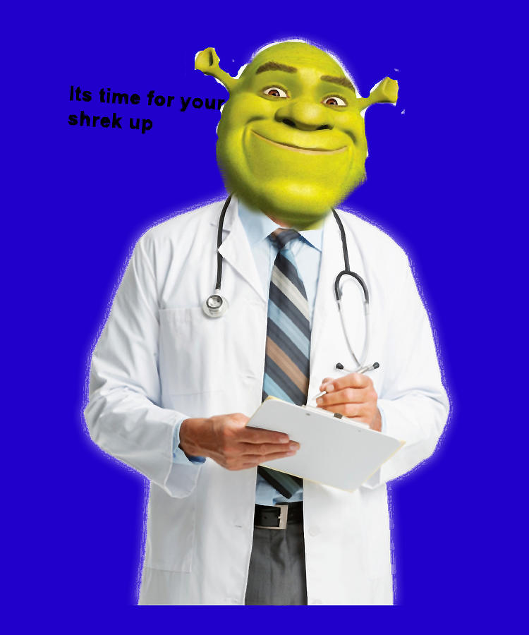 Proud Shrek Check Up Meme Digital Art by Igii Bee - Pixels