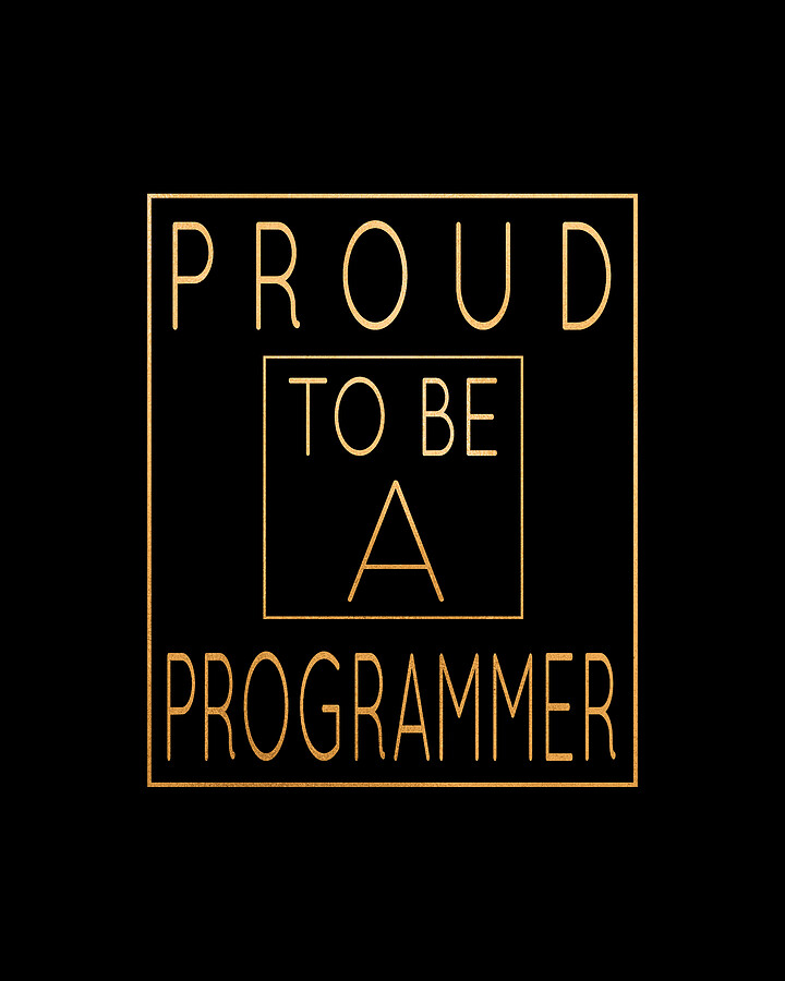 Proud To Be A Programmer Funny Coding product Digital Art by Art ...