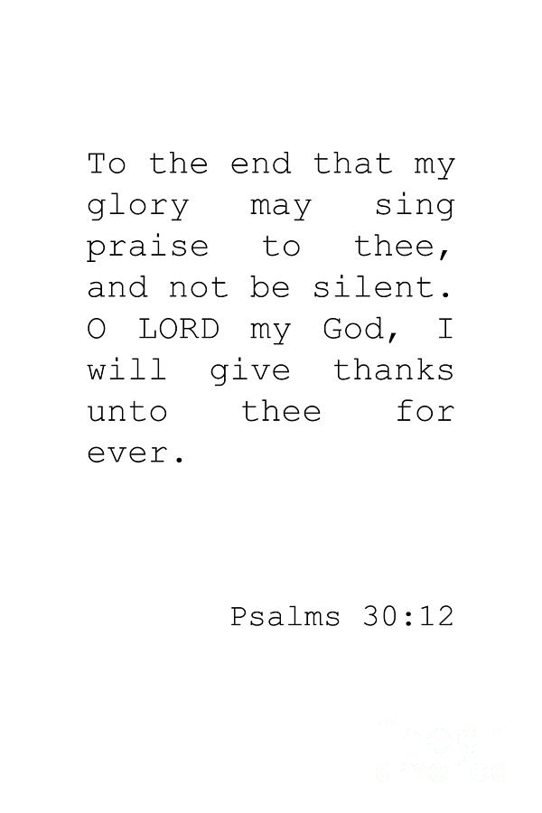 Psalm 30-12 Bible Christian art Digital Art by Ana Smith - Fine Art America