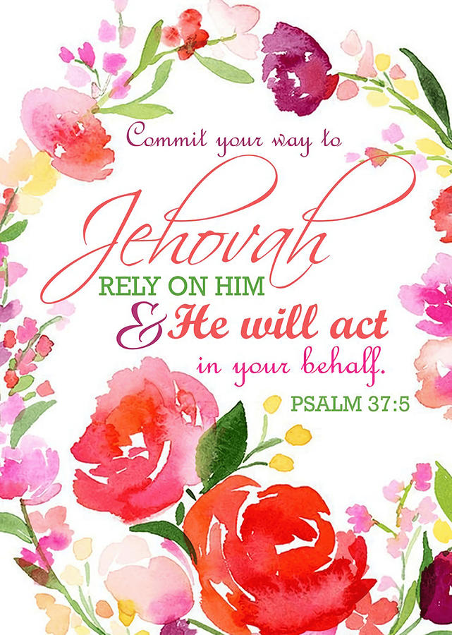 PSALM 375 Canvas Print Painting by Kyle Campbell - Fine Art America