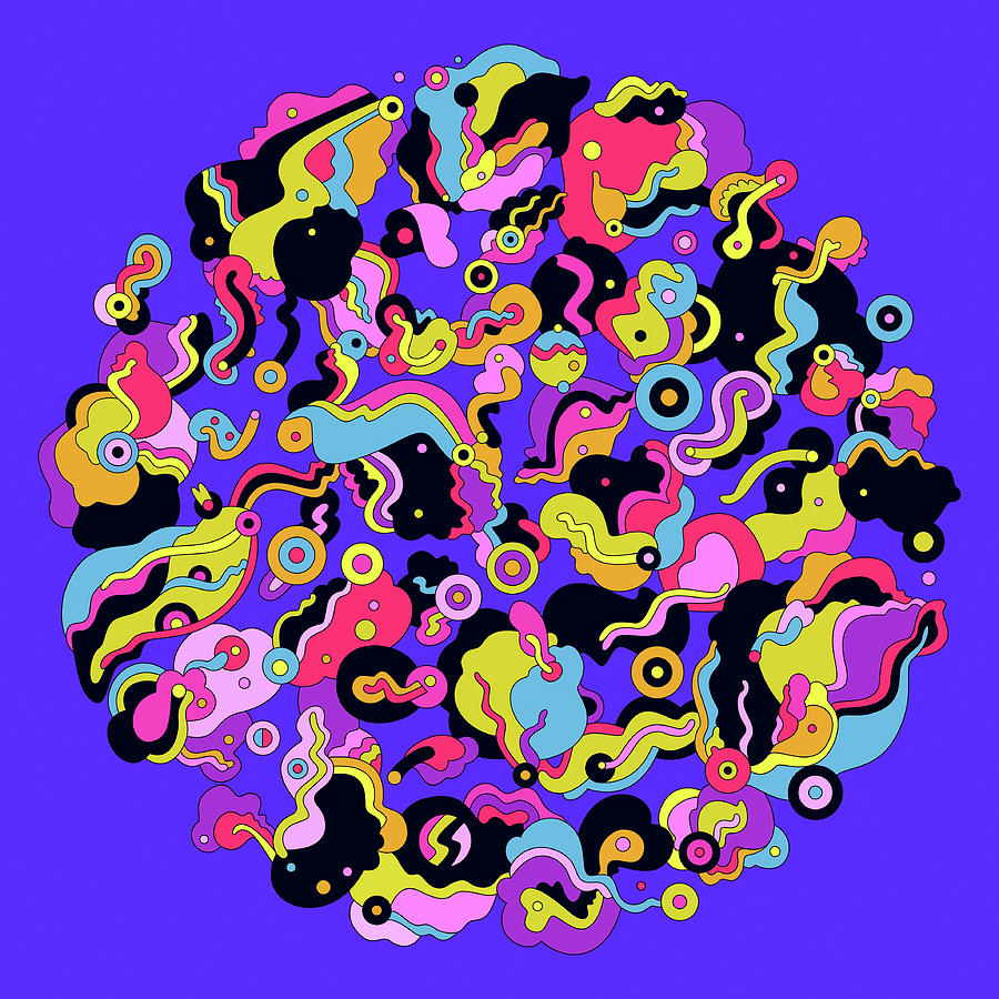 Psychedelic pattern Digital Art by Matt Lyon - Fine Art America