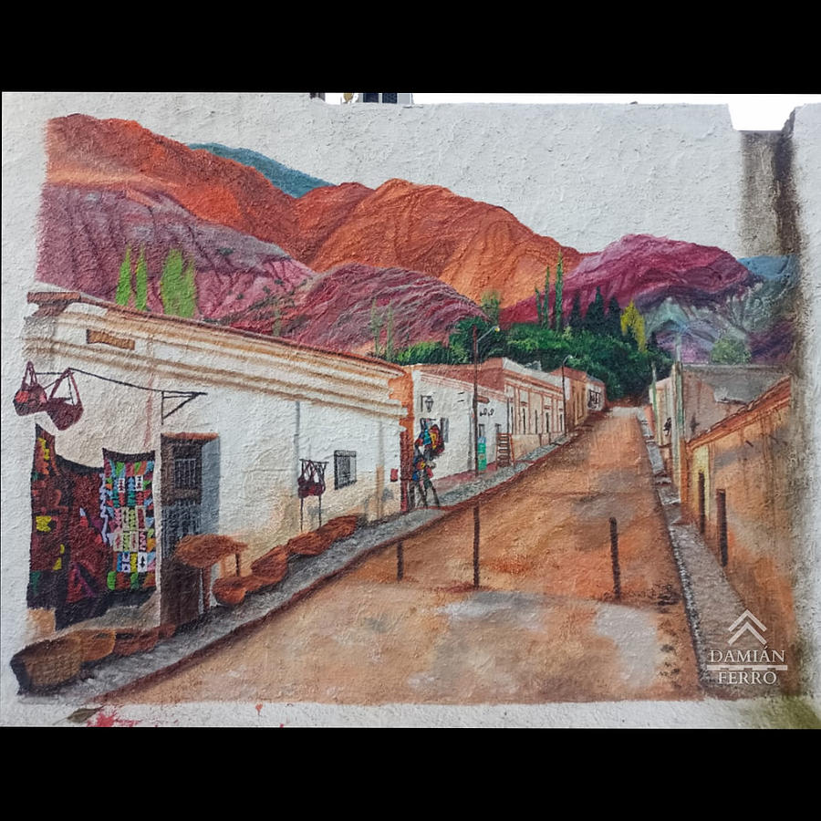 Purmamarca Painting by Damian Ferro - Fine Art America