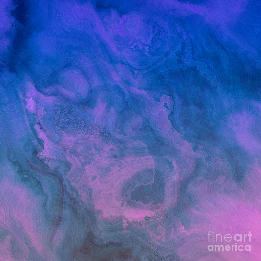 Purple clouds in blue sky - fantasy surreal artwork Digital Art by Ingo ...