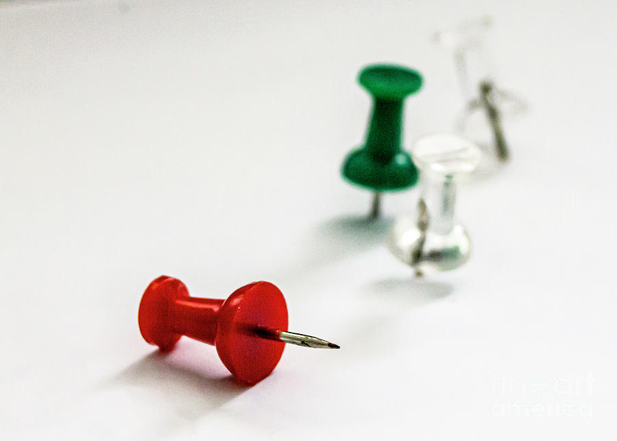 Push Tacks Photograph by Stephen Thomas - Fine Art America