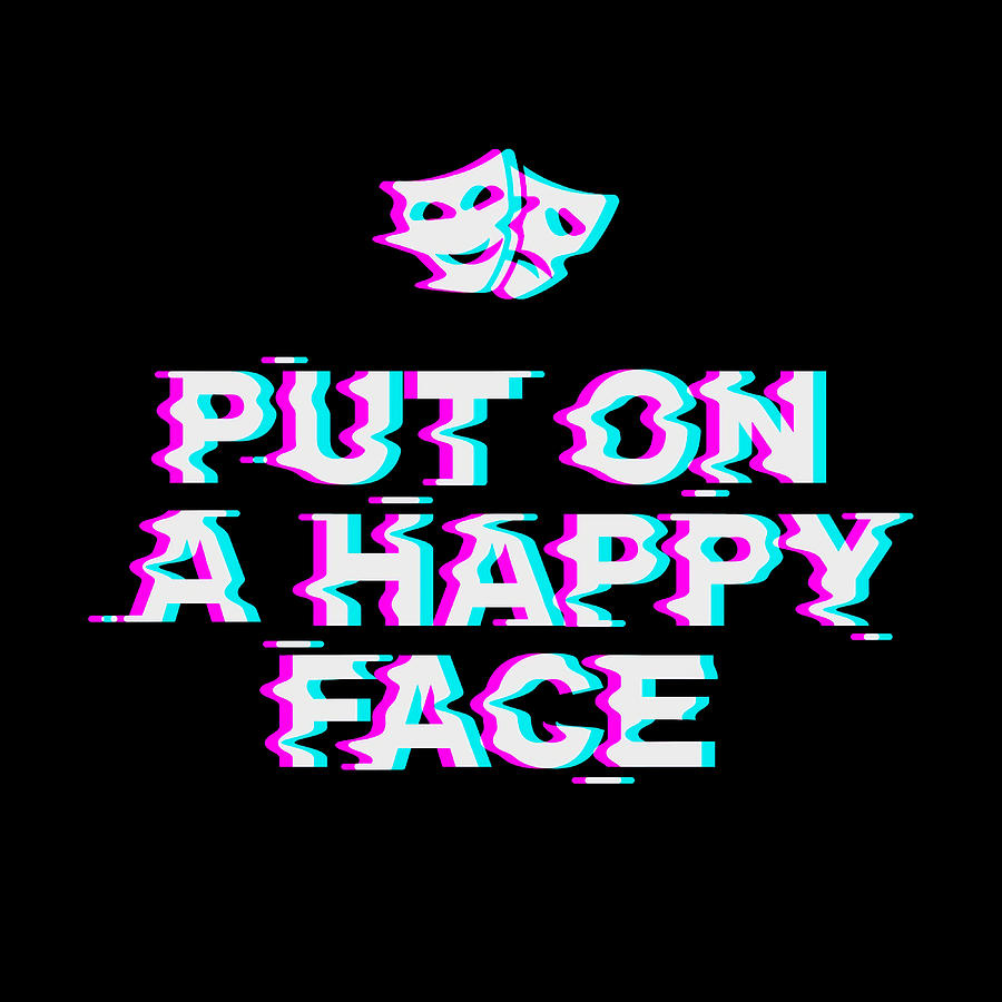 Put On a Happy Face Poster trending stars Painting by Elliott Thompson ...