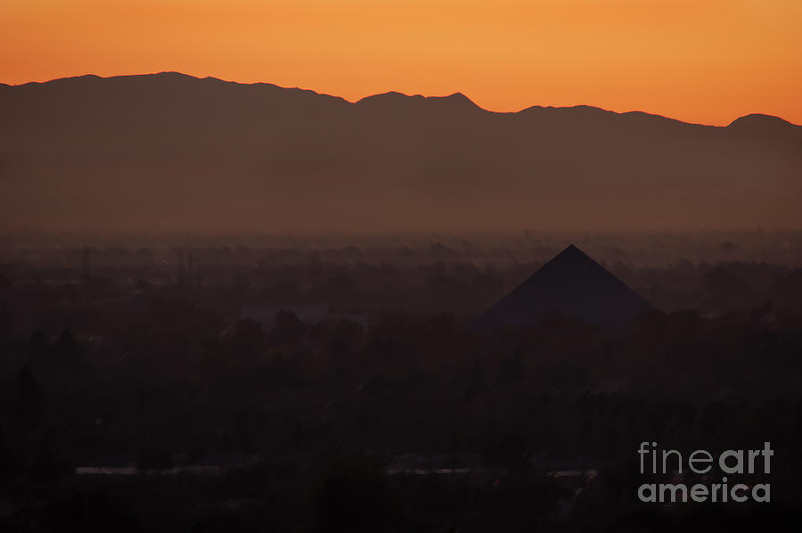 Pyramid Long Beach Watercolor Photograph By Michael Ziegler Fine