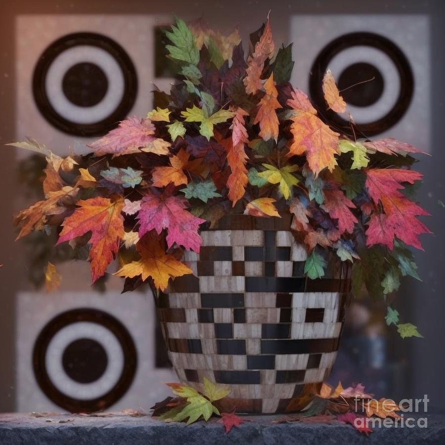 QR Code Fall Art - Experience 'Golden Days of Fall' Scan Message Mixed ...