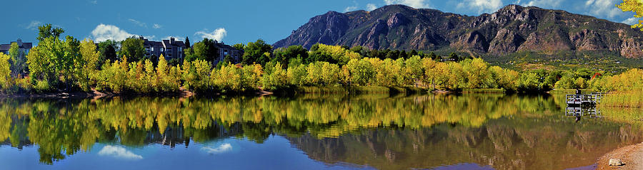 Quail Lake #1, Colorado Springs, Panorama Photograph by Richard Norman ...