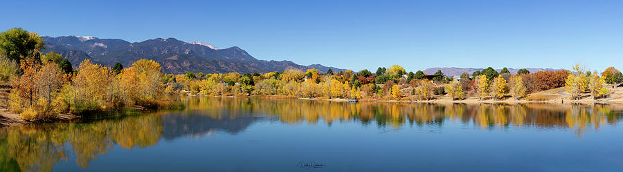 Quail Lake Park Panorama Photograph by Debby Richards - Fine Art America