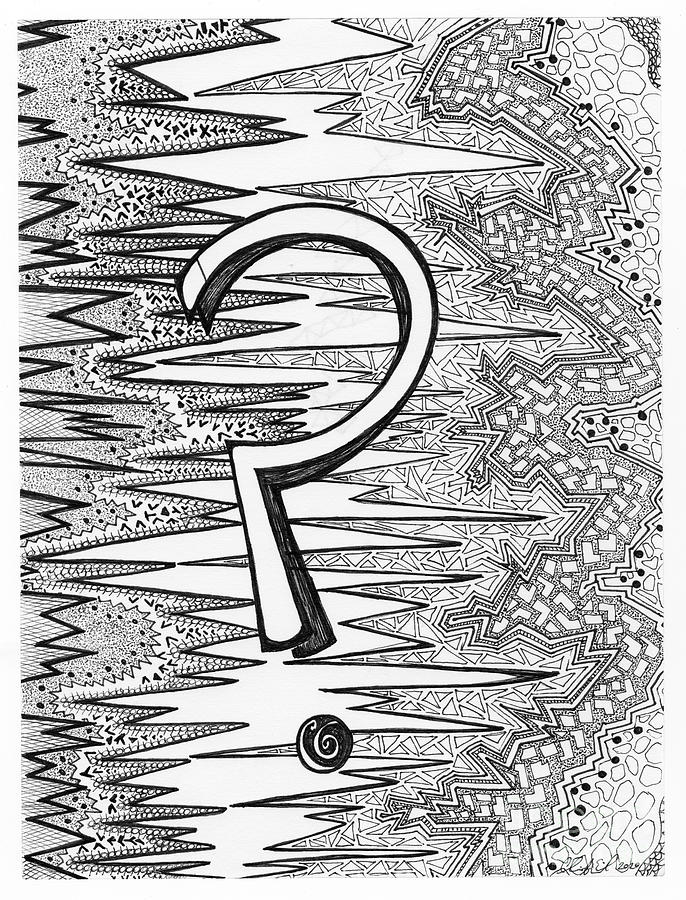 Question Mark Drawing by Clair Eisele - Fine Art America