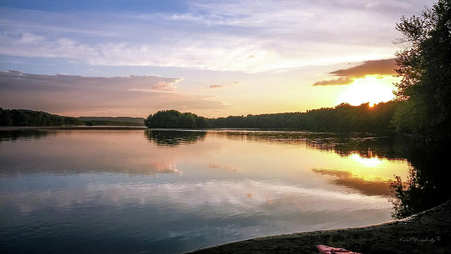 Quiet Sunset Photograph by Carol Dougherty - Pixels