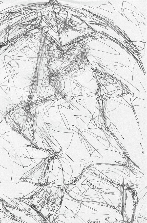 Rain Runner Drawing by Gary Shane Francis O'Brien - Pixels