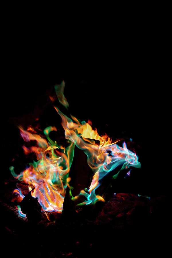 Rainbow Campfire 2 Photograph by Nathan Lofland - Fine Art America