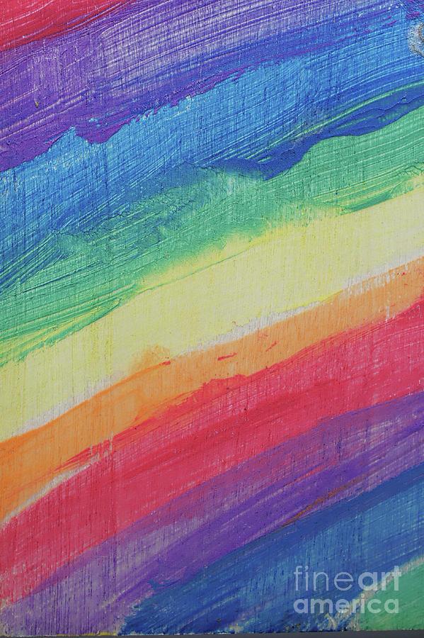 Rainbow colours background Photograph by Tom Gowanlock - Fine Art America