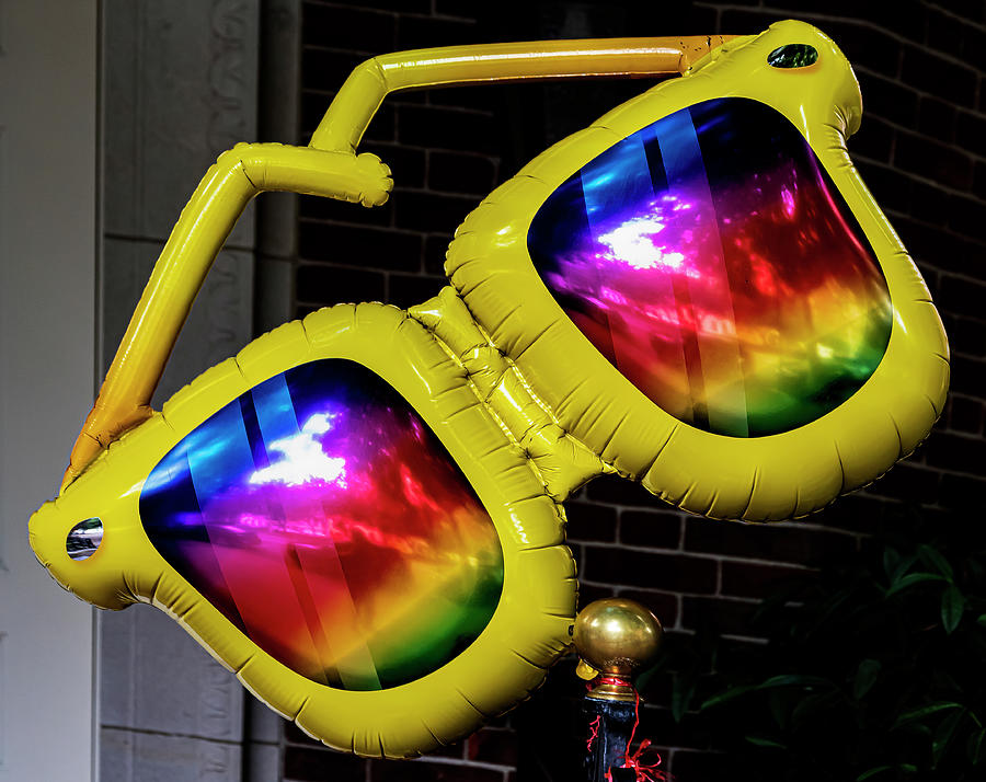 Rainbow Glasses Balloon Photograph By Robert Ullmann Pixels