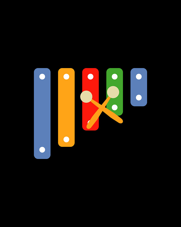 Rainbow Music Instrument Digital Art by Jane Keeper - Fine Art America