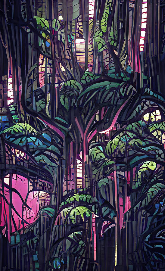 Rainforest Through The Trees Digital Art by Devin Harris - Fine Art America