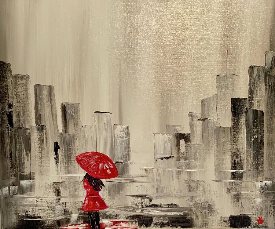 Rainy City Painting by Judson Horner - Fine Art America