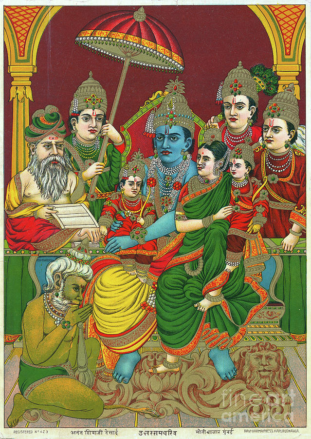 RAMA'S ASSEMBLY, c1910 Drawing by Granger | Pixels