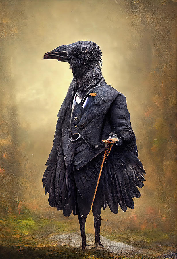Raven Of Extraordinary Means Digital Art by Ron Weathers - Fine Art America Raven Of Extraordinary Means Digital Art by Ron Weathers - Fine Art America