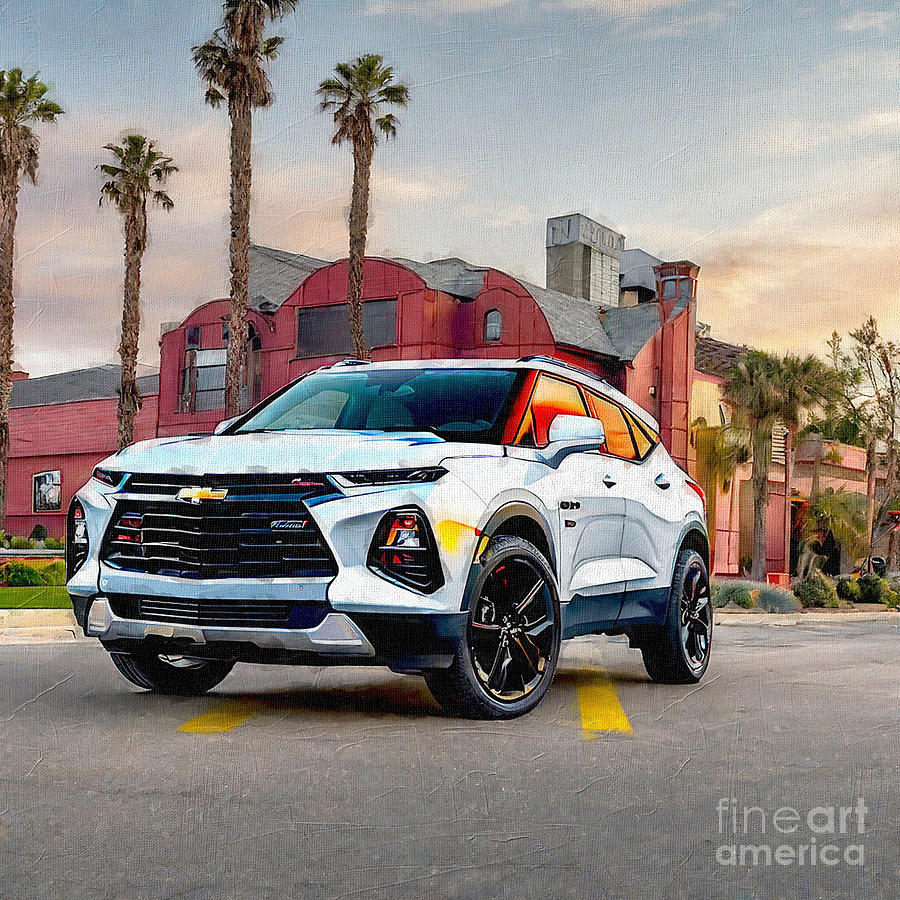 Re9677 2024 Chevrolet Blazer EV SS Mixed Media by Lisa Sandra - Fine ...