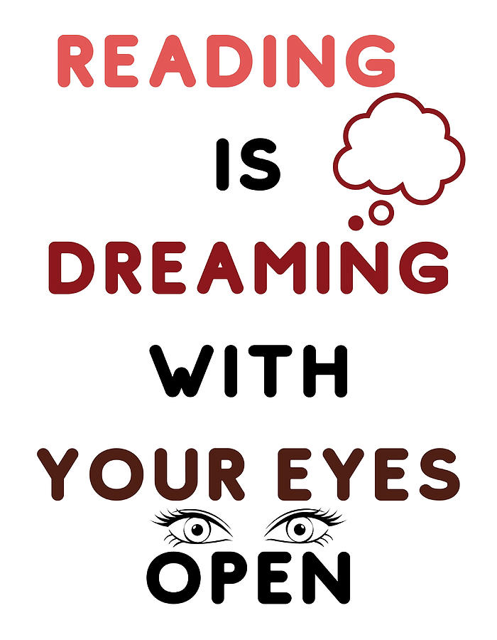 Reading is Dreaming With your Eyes Open funny Painting by Chapman Pete ...