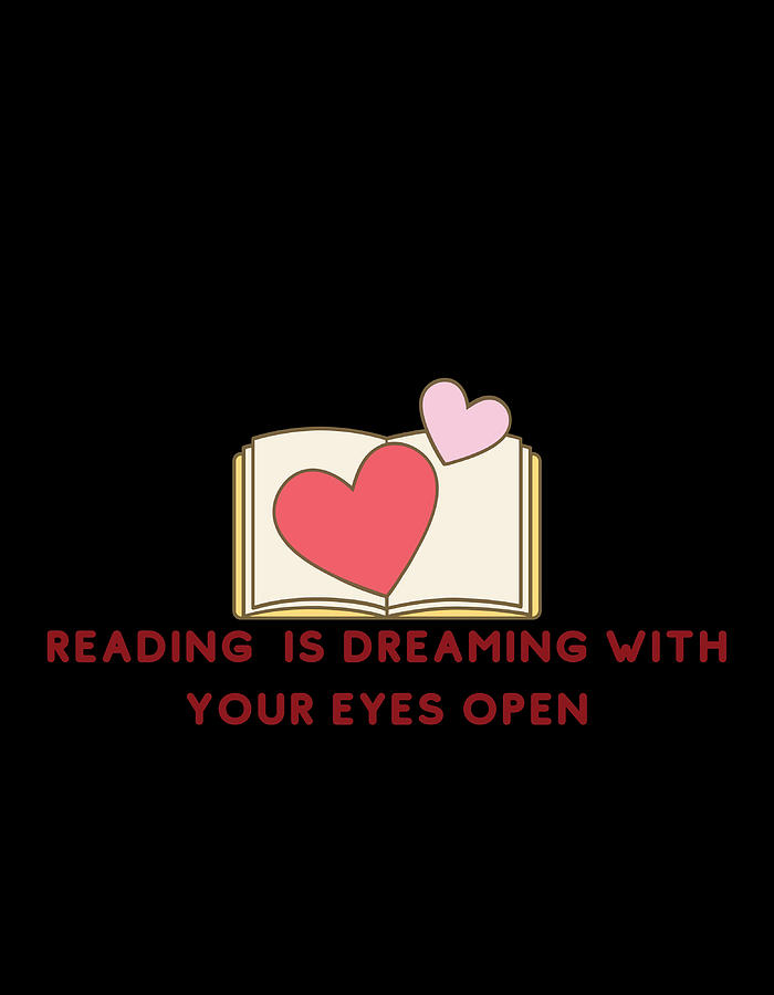 Reading is Dreaming With your Eyes Open funny Painting by Roberts Mason ...