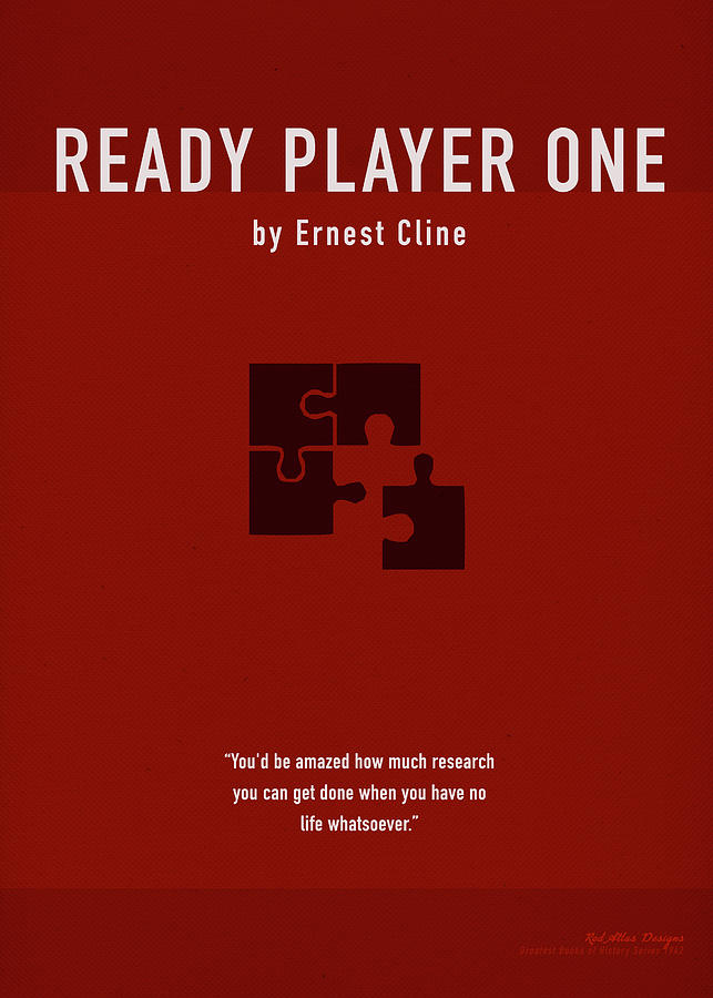 Ready Player One by Ernest Cline Greatest Books Literature Minimalist ...