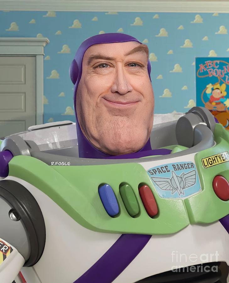 Realistic Buzz Lightyear Digital Art by Rebekah Fogle - Pixels