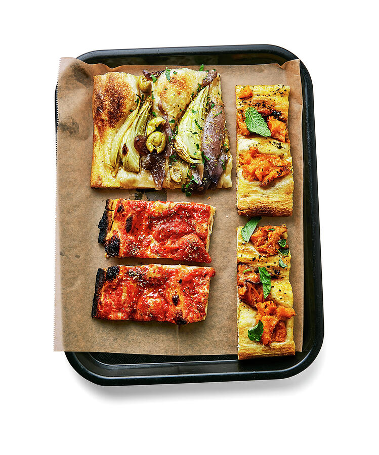Rectangular Pizza Slices by Laura Murray