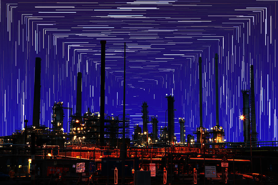 Rectangular Sky Mixed Media by Ameya M - Fine Art America