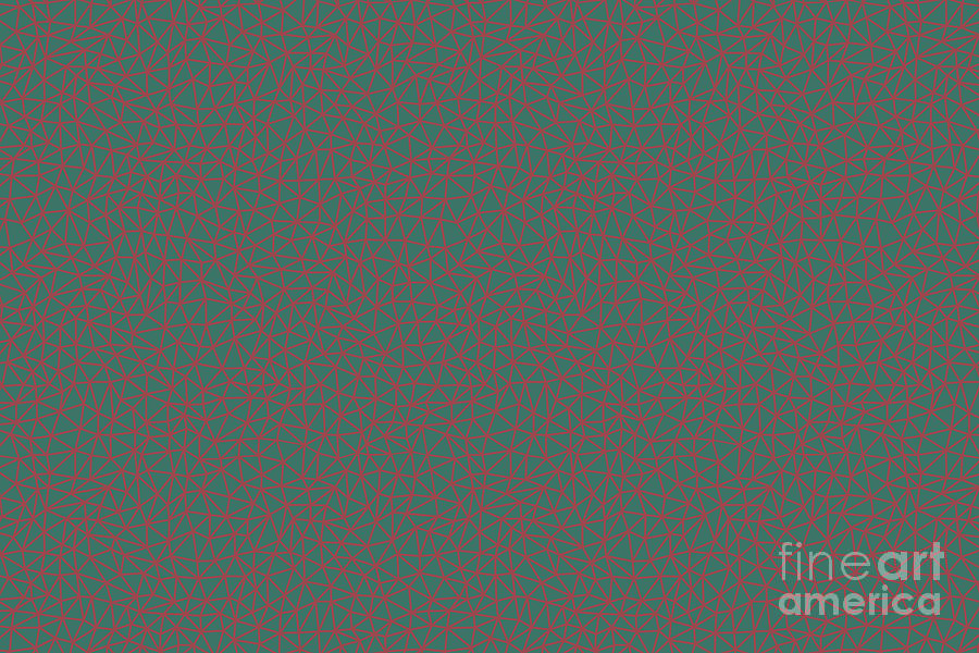 Red and Green Triangle Shape Pattern Pairs 2021 Color of the Year ...
