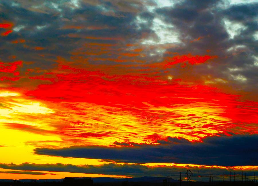 Red Controlling Sunset Photograph by Lois Rivera - Fine Art America