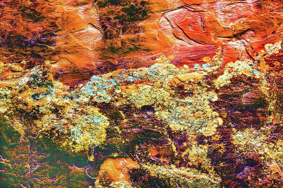 Red Rock Canyon Abstract Devils Garden Arches National Park Moab ...