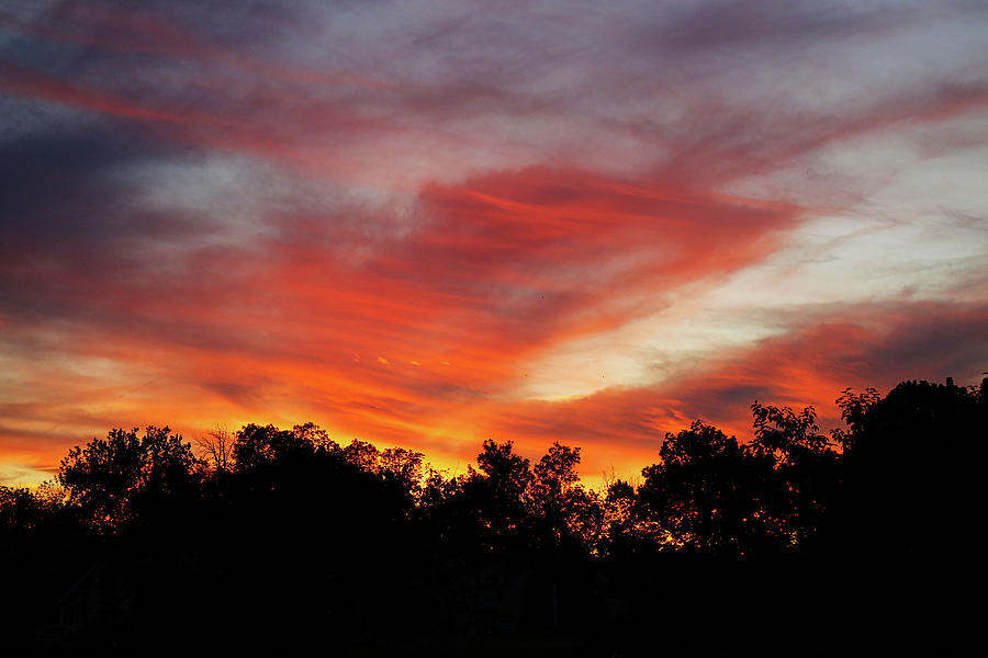 Red Sky Photograph by Jeff Roney - Fine Art America