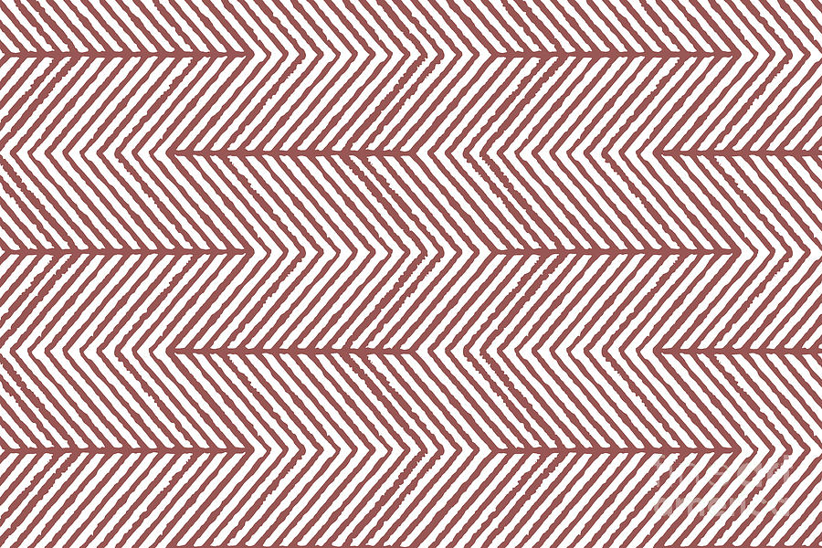 Red White Abstract Diagonal Chevron Stripe Pattern Pairs Graham and ...