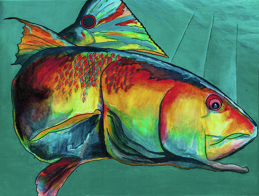 Redfish Painting by Sofia Speight - Fine Art America