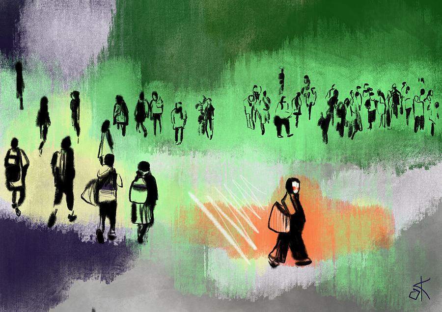 Redirection . Painting by Olga K | Fine Art America