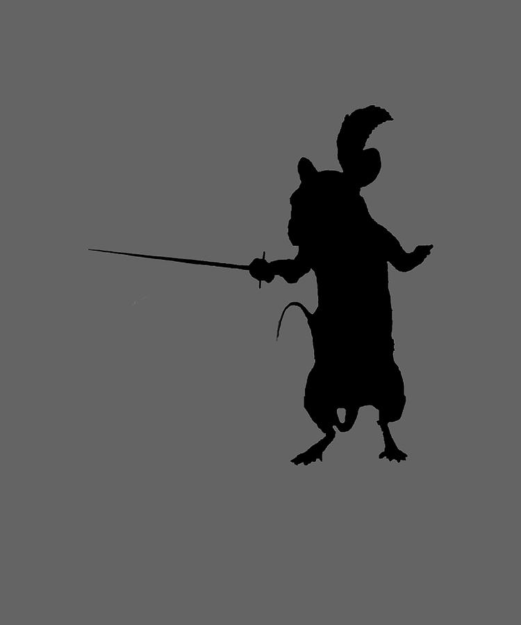 Reepicheep Silhouette With Sword Painting by Jordan Evie | Fine Art America Reepicheep Silhouette With Sword Painting by Jordan Evie | Fine Art America