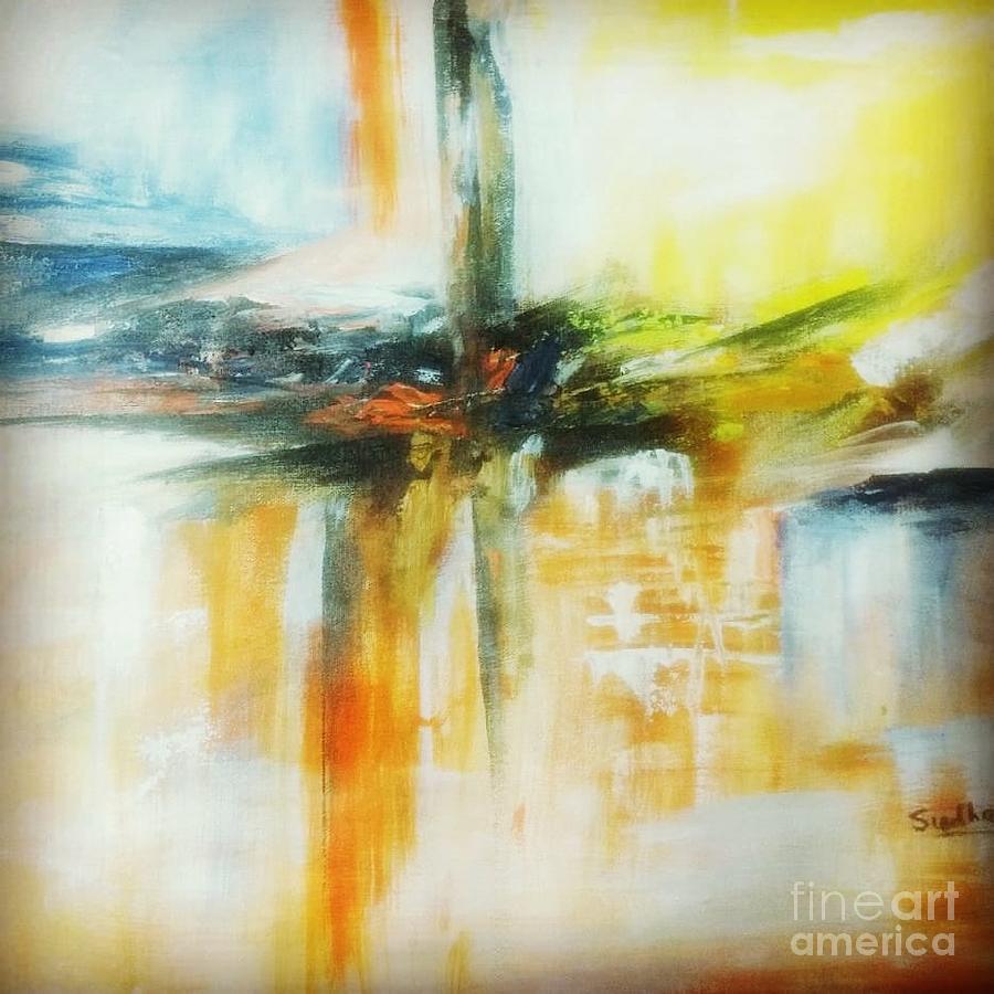 Reflection Painting by Sudha Srivastava - Fine Art America