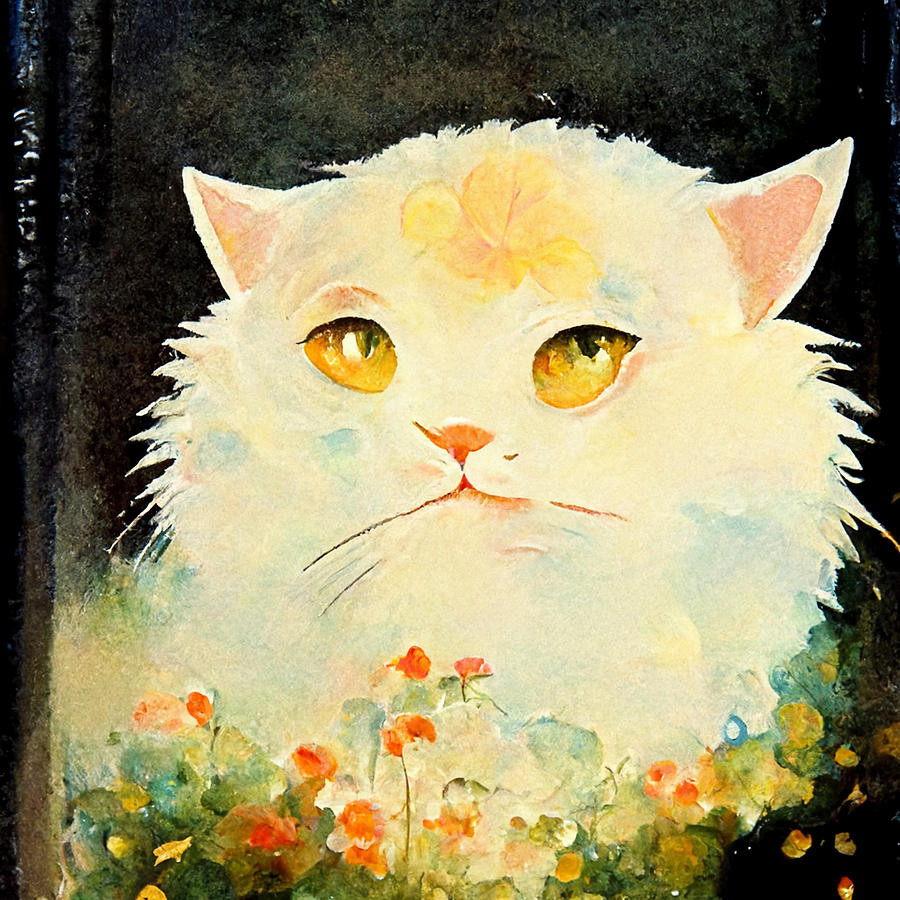 Relax Cat Digital Art By Amon Moseley Fine Art America