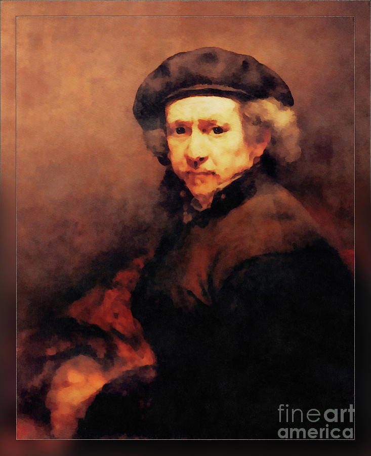 Rembrandt van Rijn Digital Art by Jerzy Czyz - Pixels