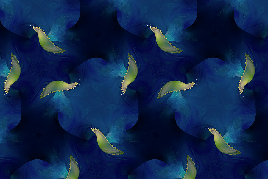 Repeating Water Drop Pattern Digital Art by Michele Jackson - Fine Art ...