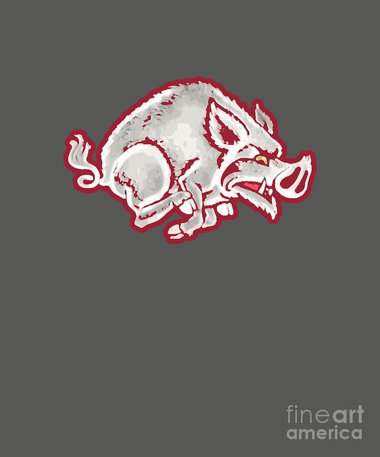 Restored Razorback Design Digital Art by Deriyah Vasquez | Pixels
