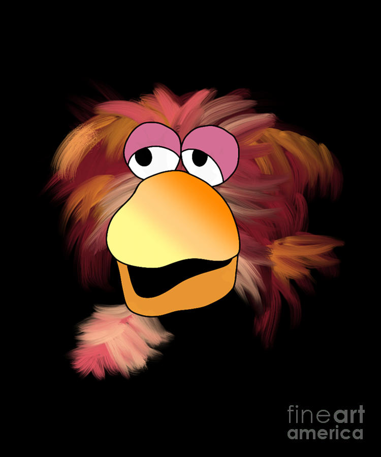Retro Cantus Fraggle Digital Art By Rocking The Things Fine Art America