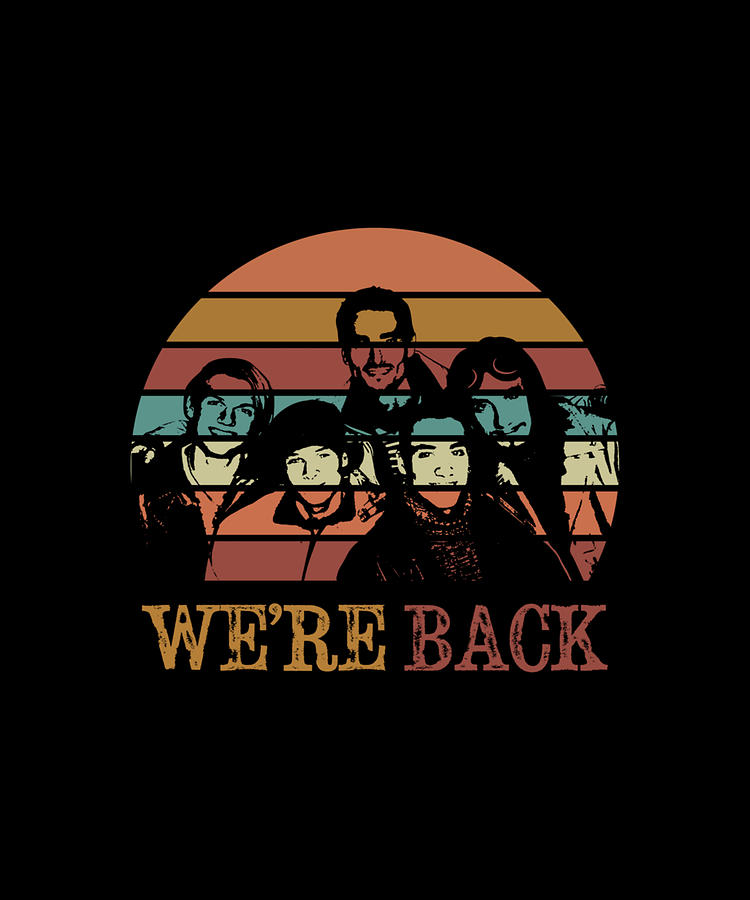 Retro Love Rock We'Re Back Fan Art Digital Art by Ngoc Van - Pixels