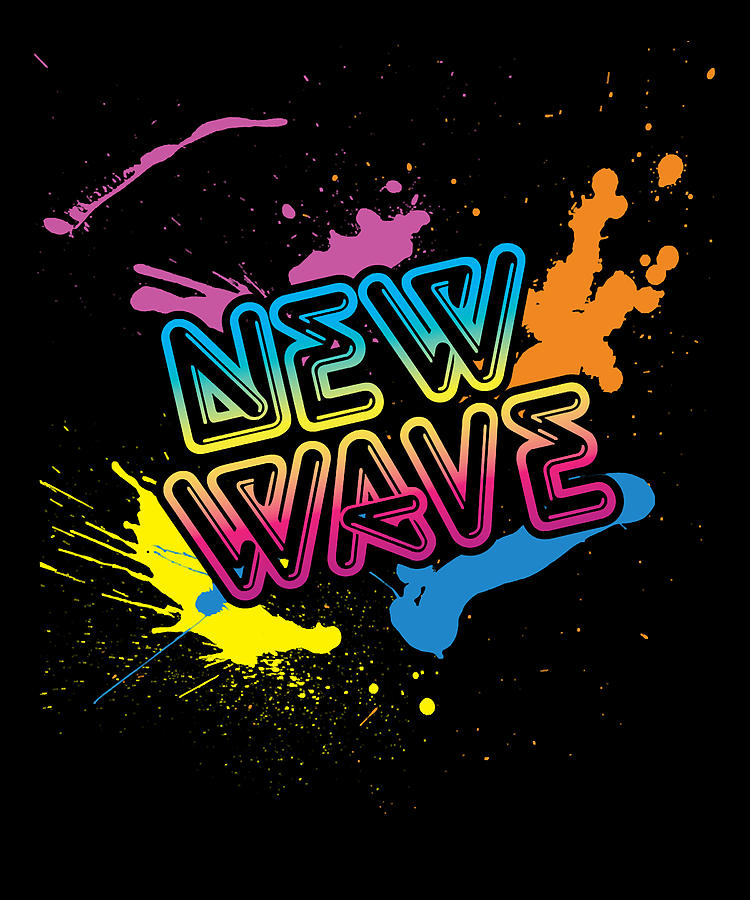 Retro Vintage Power New Wave Pop Synth Band Pop Gifts Everyone Drawing ...