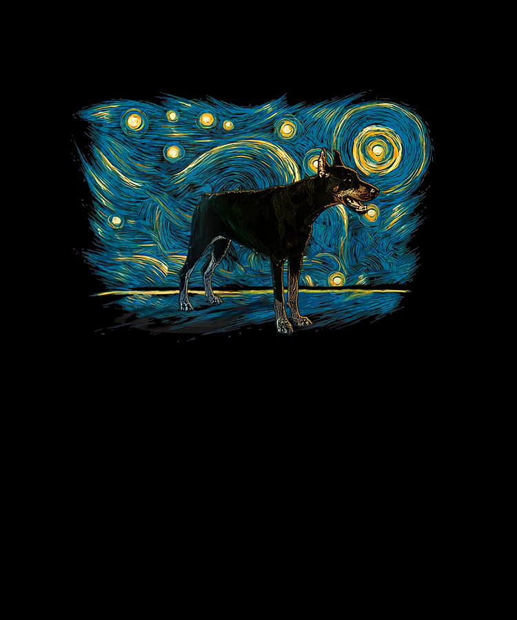 RetroVintageStyleDoberman Poster girl Painting by Saunders Bennett | Pixels